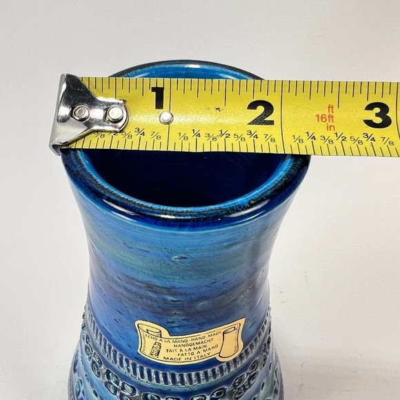 Bitossi | Accents | Bitossi Flavia Aldo Londi Rimini Blu Vase Ceramic ...